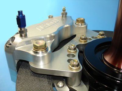 Lamb Carbon Rear Disc Brake- Strange 2 piece axle (11" Rotor)