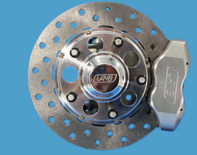 Lamb Components 4 Piston Caliper Strut Brake System