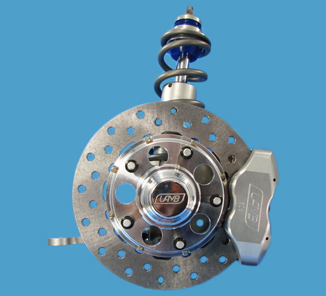 Lamb Components 4 Piston Caliper Strut Brake System